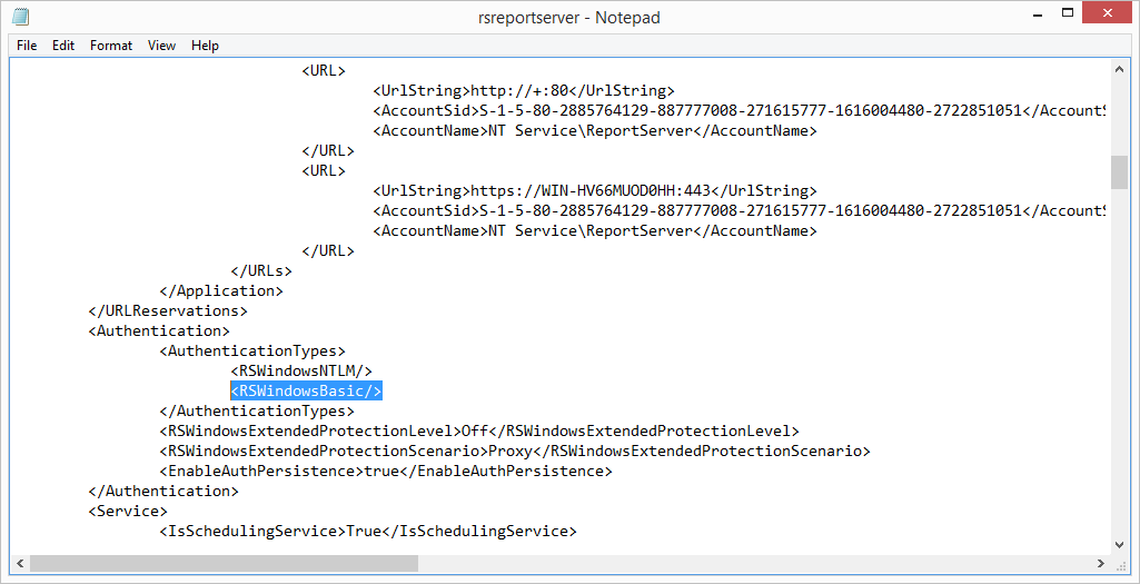 How to configure reporting services (SSRS) for Native integrated mode