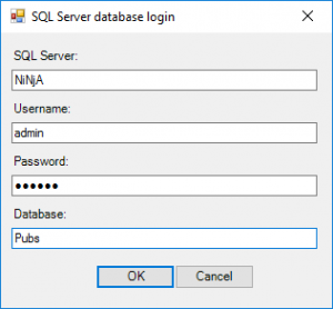 How to create a simple SQL Server database login dialog using PowerShell