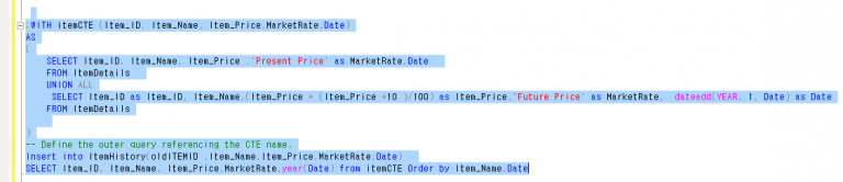 SQL Server Common Table Expressions (CTE) SQL Server Common Table Expressions (CTE)