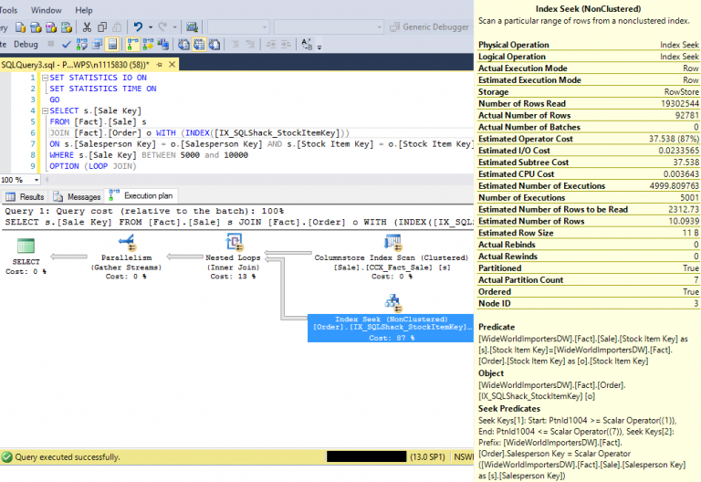 The Impact Of Residual Predicates In A Sql Server Index Seek Operation