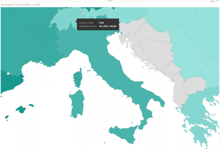 How to create geographic maps in Power BI using custom shape maps