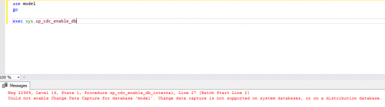 SQL Server system databases – the model database