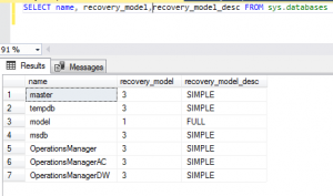 Understanding SQL Server database recovery models