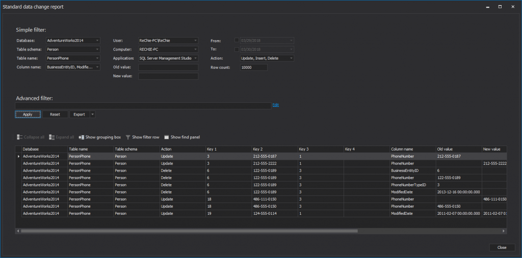 Various techniques to audit SQL Server databases