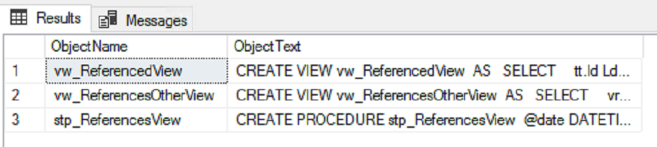 Sql Server Development Practices With Referenced Views