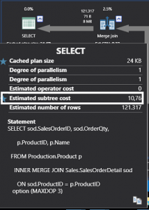 Main Concepts of SELECT operators in SQL Server execution plans