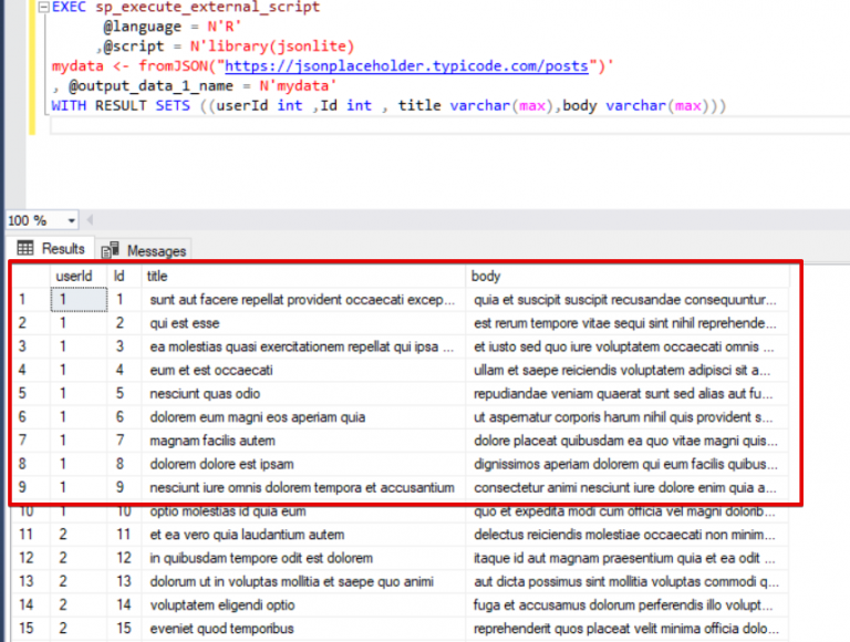 How to use JSON data in SSRS?