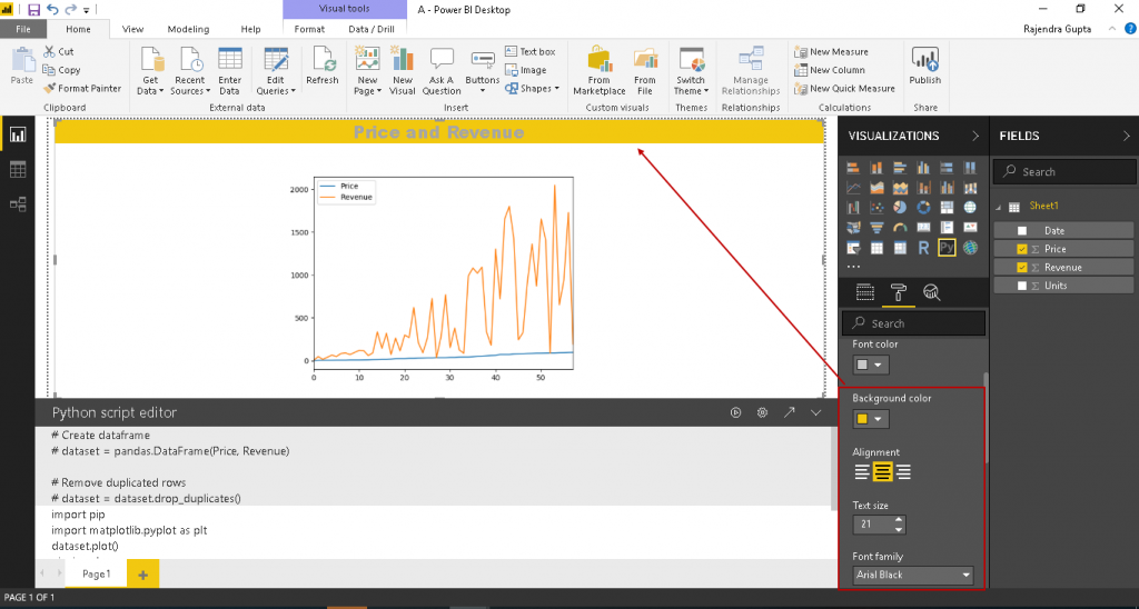 Power BI Desktop and Python; like Peanut Butter and Chocolate
