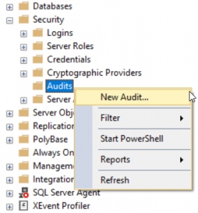 SQL Server Audit Feature Components