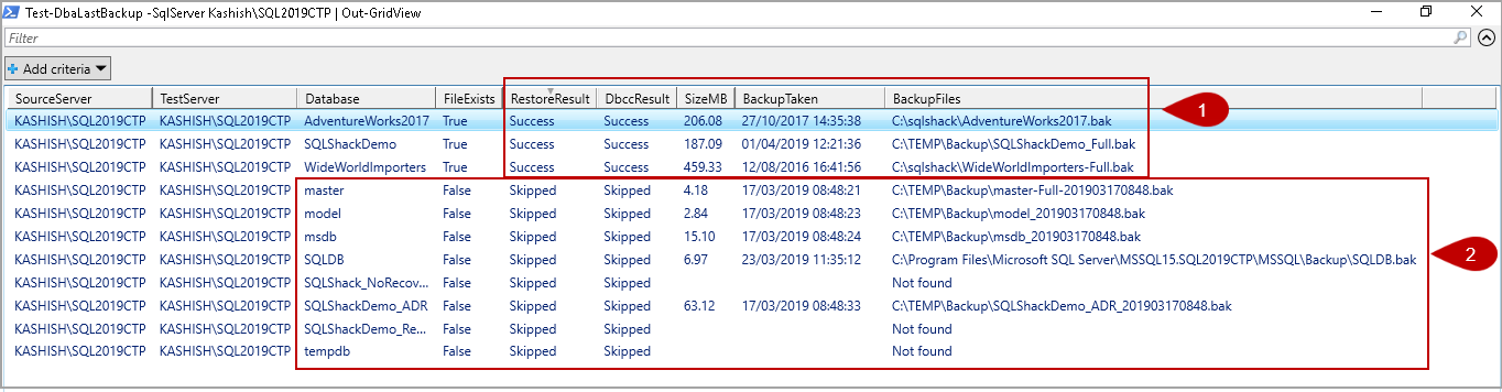 Validate Backups With Sql Restore Database Operations Using Dbatools