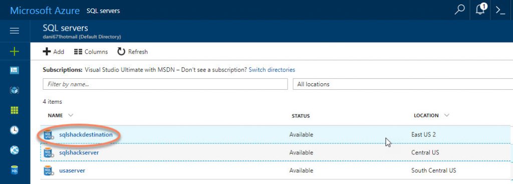 How To Copy An Azure Sql Database Using The Azure Portal Cloud Shell