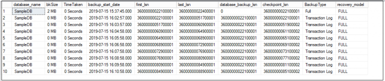 Understanding Log Sequence Numbers For Sql Server Transaction Log Backups And Full Backups