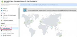 Azure SQL database Geo-Replication