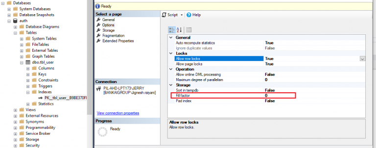 SQL Server Index Fill factor with a Performance Benchmark