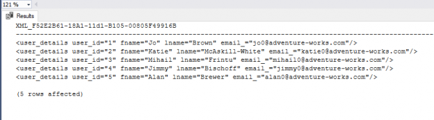 Generate XML Forms Or XML Data Type Documents In SQL Server