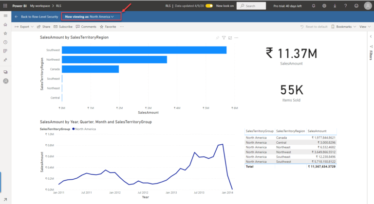 Introduction to Row-Level Security in Power BI