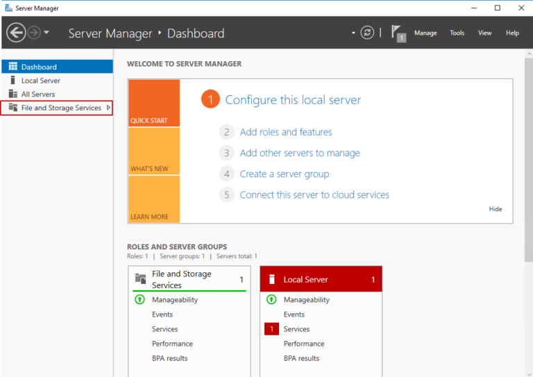Installing And Configuring A Iscsi Target Server On Windows Server 2016
