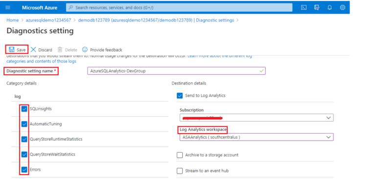 Getting started with Azure SQL Analytics