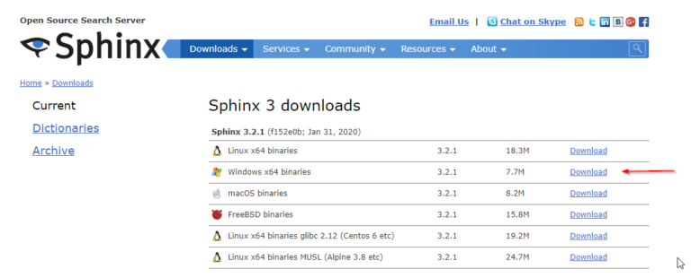 Getting started with Sphinx search engine