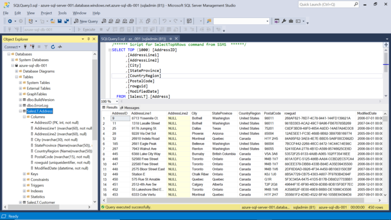 How to access an Azure SQL database from Azure Data Lake Analytics
