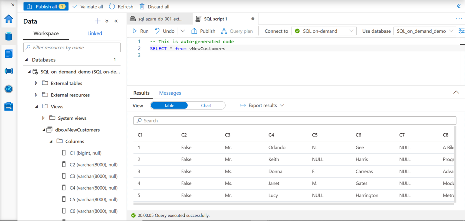Sql On Demand Pools In Azure Synapse Analytics