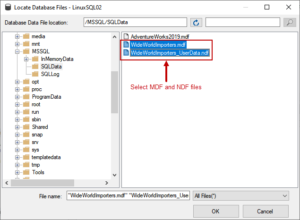 Move SQL database files in SQL Server 2019 on Linux