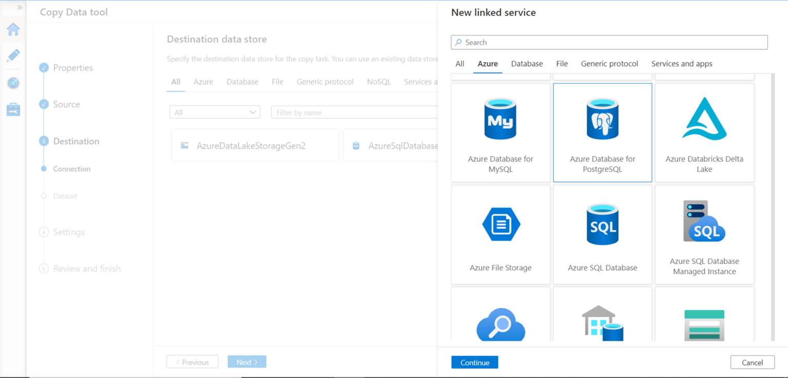Data Migration From Azure Sql Database To Azure Database For Postgresql