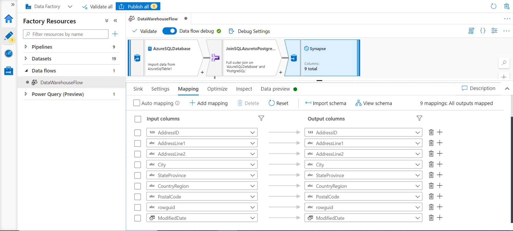 Develop ETL Templates For Data Warehousing Using Azure Data Factory