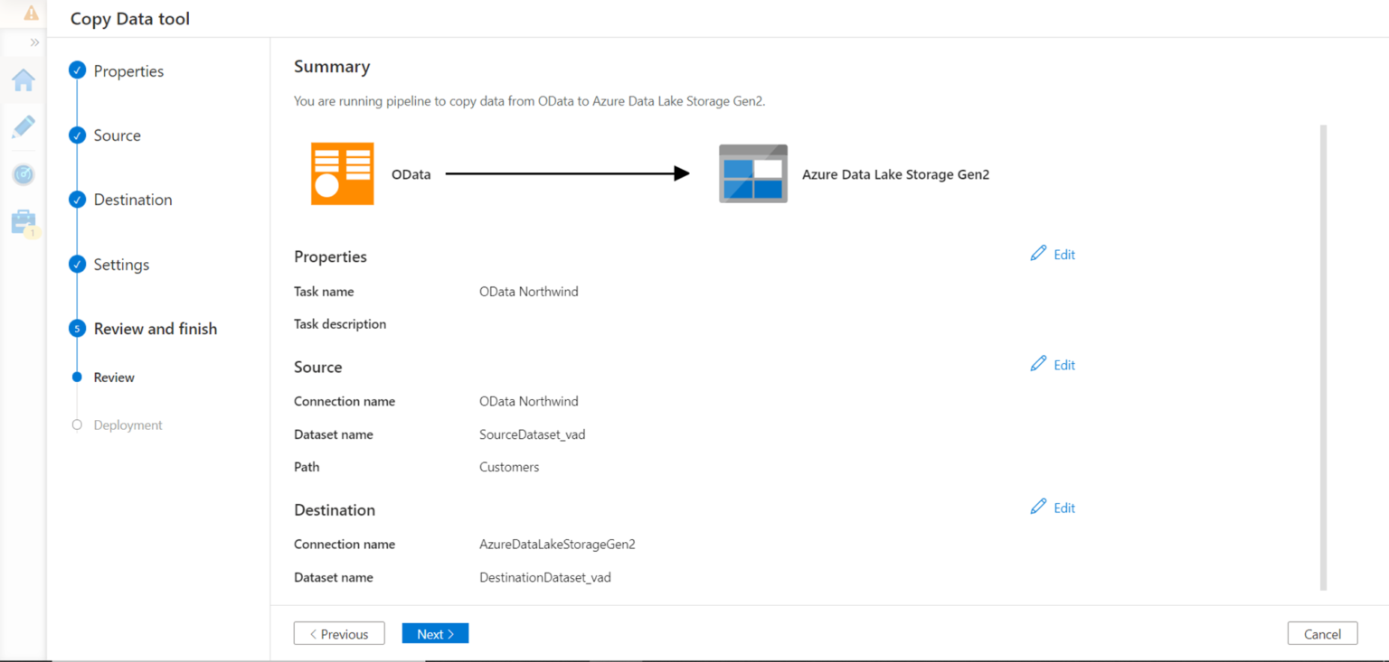 Importing data from OData APIs using Azure Data Factory Importing data from OData APIs using Azure Data Factory