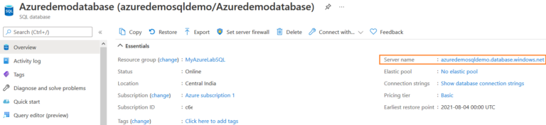 BCP for import and export data in Azure SQL Database