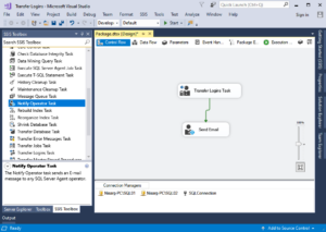 Transfer SQL Logins between SQL Server instances using SSDT 2017