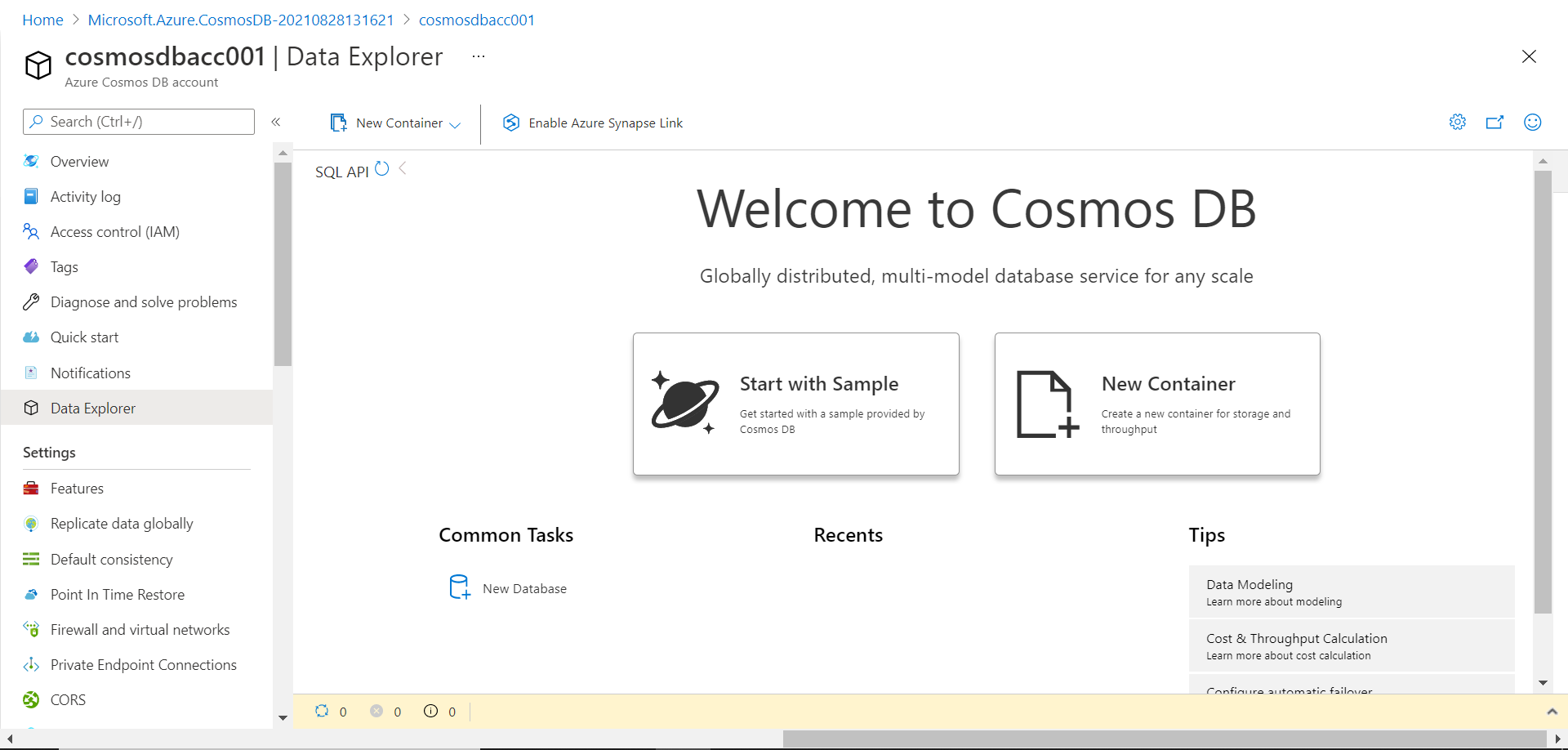 Point-in-time Restores in Azure Cosmos DB