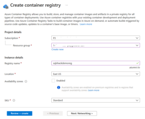 Setting up customized SQL Server images using Azure Container Registry and Azure Container Instances