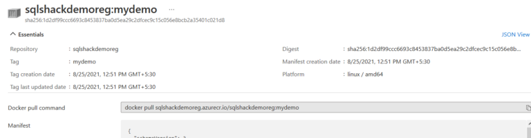 Setting up customized SQL Server images using Azure Container Registry ...