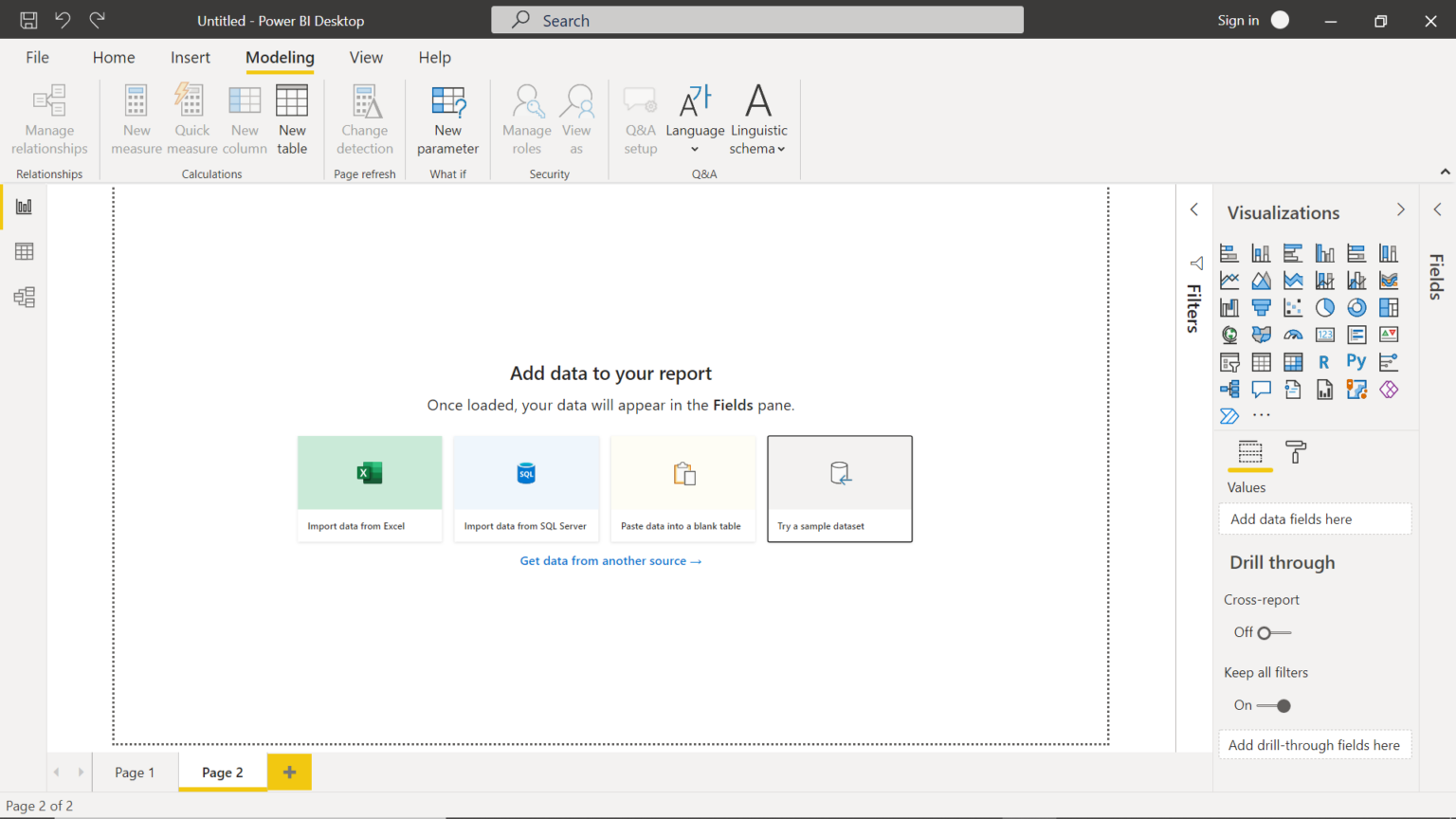 Filtering data using Slicers in Power BI Reports
