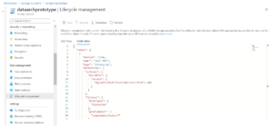 Data Lifecycle Management in Azure Blob Storage