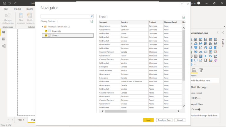 Filtering data using Slicers in Power BI Reports