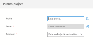 Deploy SQL Database projects using Azure Data Studio