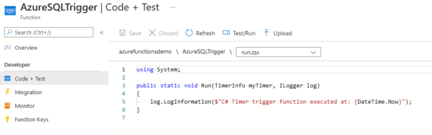 Azure Functions for Azure SQL Database