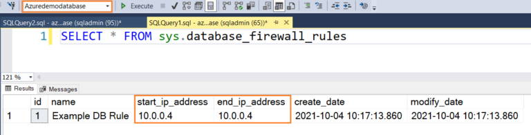 Configure Ip Firewall Rules For Azure Sql Databases
