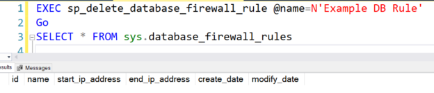 Configure IP firewall rules for Azure SQL Databases