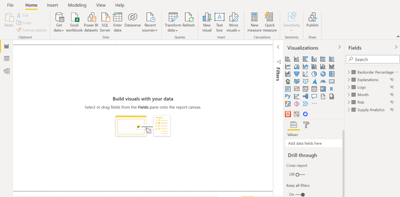 Analyzing data with decomposition trees in Power BI