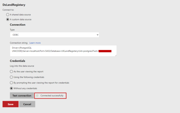 Create SSRS reports for PostgreSQL using SSDT 2017