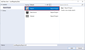 Create SSRS reports for PostgreSQL using SSDT 2017