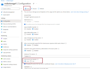 Change Access Tiers of a blob and Azure storage account