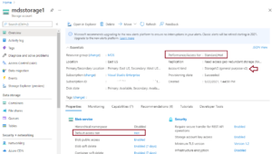 Change Access Tiers of a blob and Azure storage account