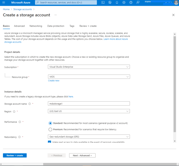 Getting started with Azure Storage
