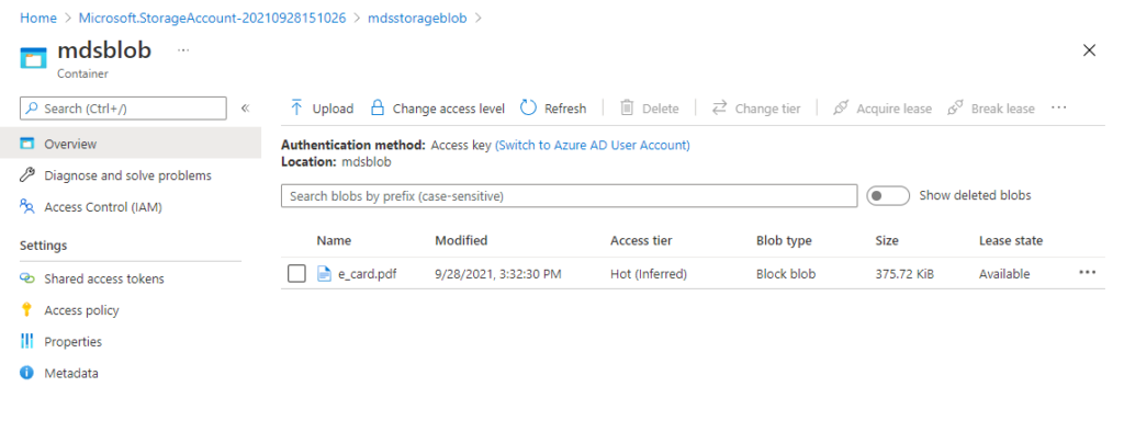 Upgrade an Azure blob storage account type from BlobStorage or GPv1 to GPv2