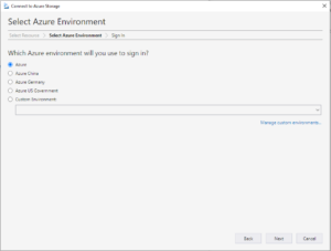 Manage Azure Blob Storage using Azure Storage Explorer