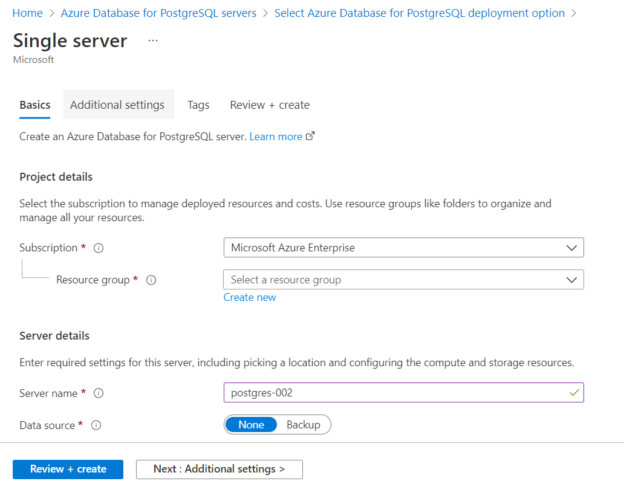 Using Psql Tool With Azure Database For Postgresql